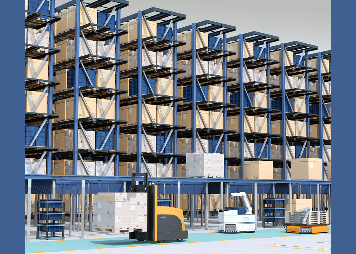 Hochregallager (HRL) - High-bay Warehouse - Xpert.Digital
