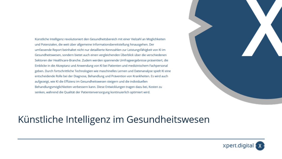 🧠🤖 Künstliche Intelligenz im Gesundheitswesen 🏥 Potenzielle 1 Billionen ...