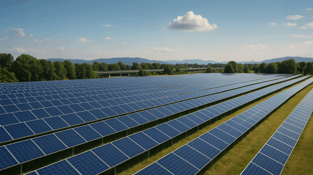 Le Solar Park "Lower Hurst" ☀️ sur l'A5 est un projet inter-municipal ...