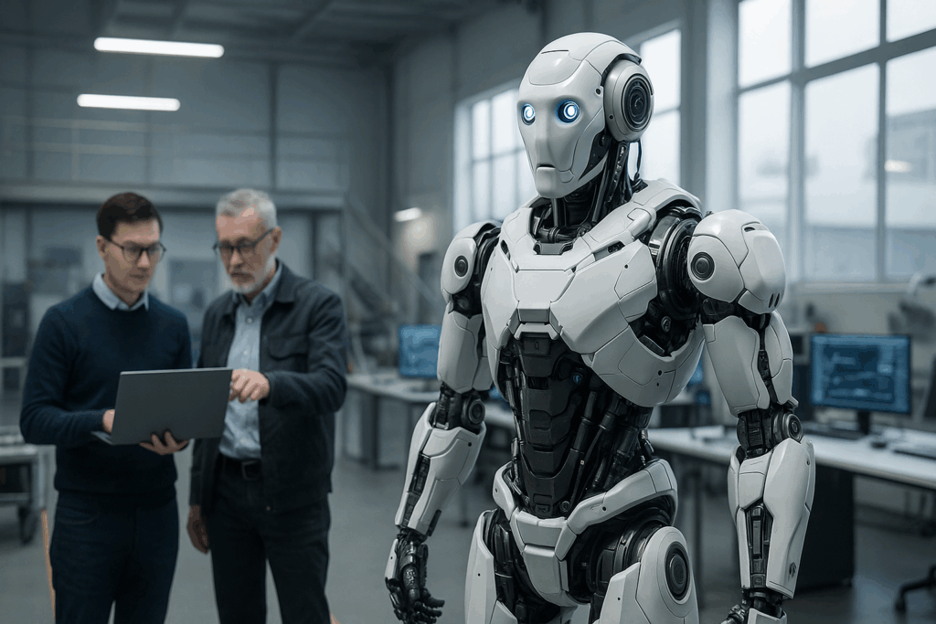 Die Zukunft des Sports? 🤖 Humanoide Roboter erobern die Fußballfelder ⚽ ...