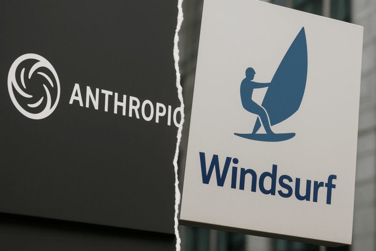 烙 Anthropic Kappt Claude access for windsurf after Openai takeover rings