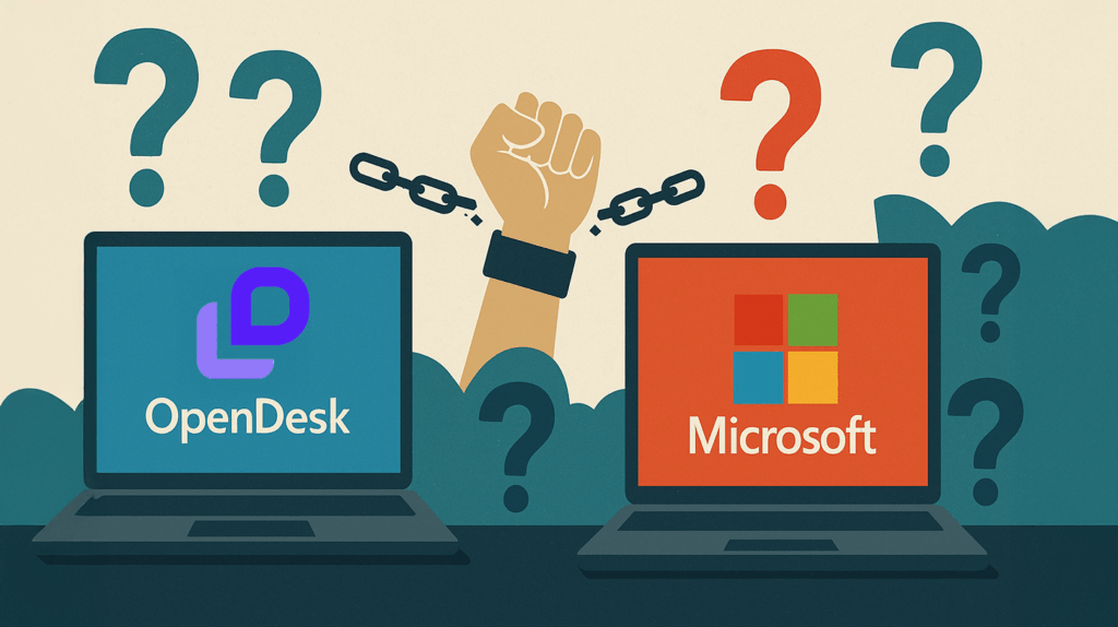 OpenDesk 대신 Microsoft? 디지털 노예? ⛓️烙 바이에른의 10억 달러 투자 와 Microsoft에 대한 반란